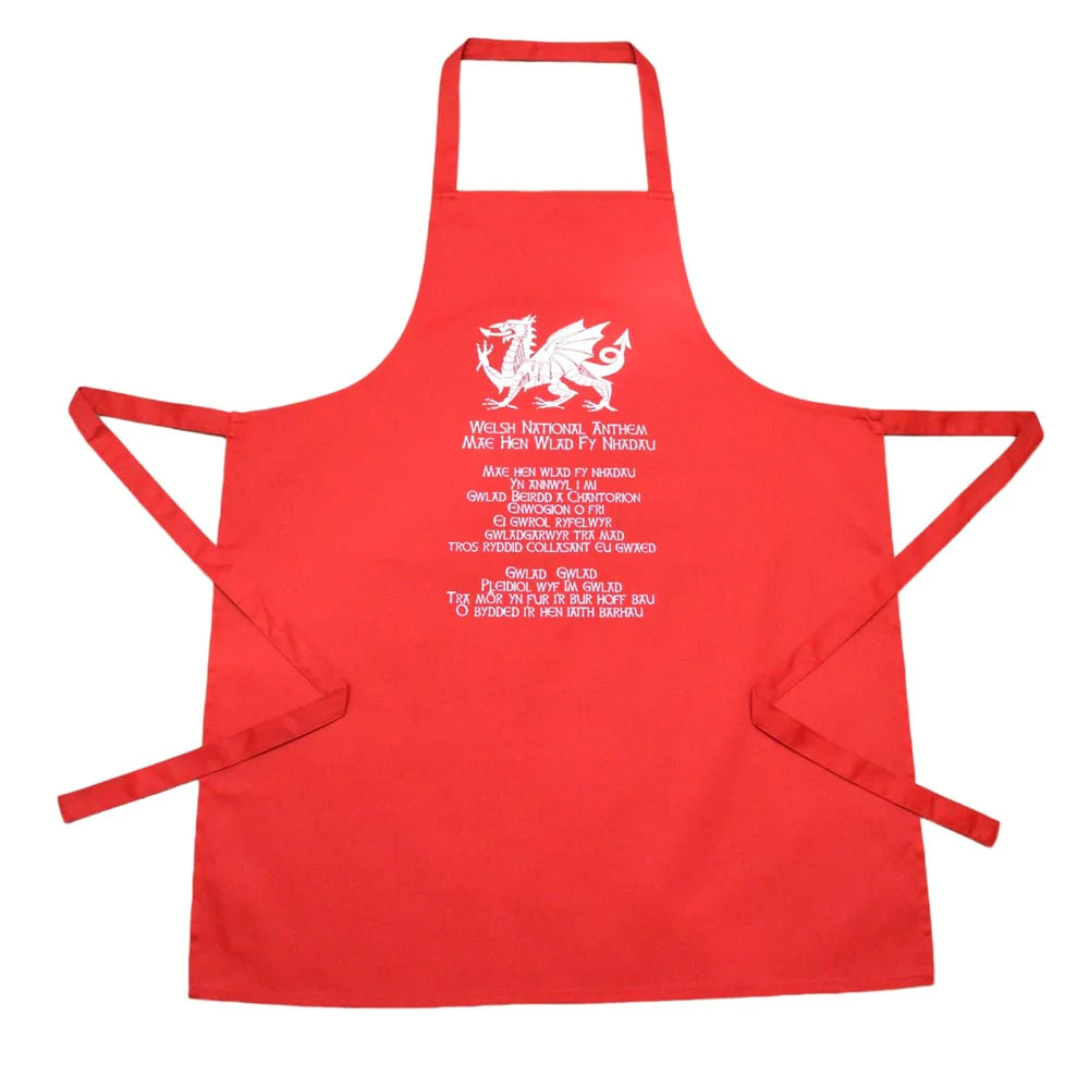 Welsh National Anthem Apron — Just Wales