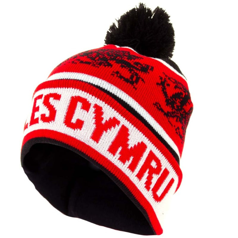 Welsh Black Dragon Bobble Hat — Just Wales