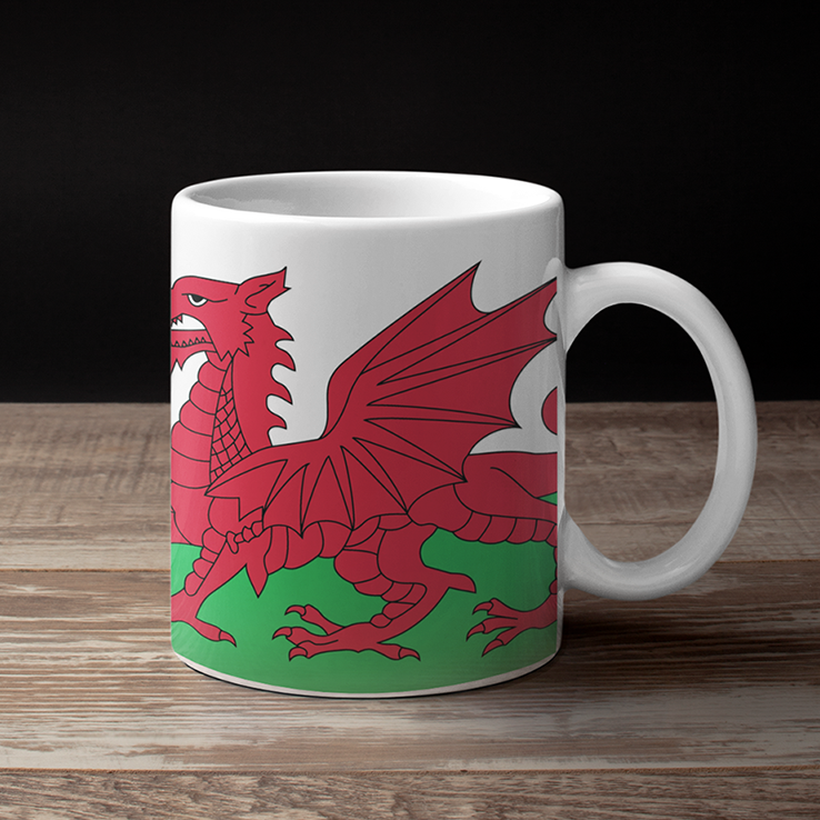 Welsh Flag Mug — Just Wales